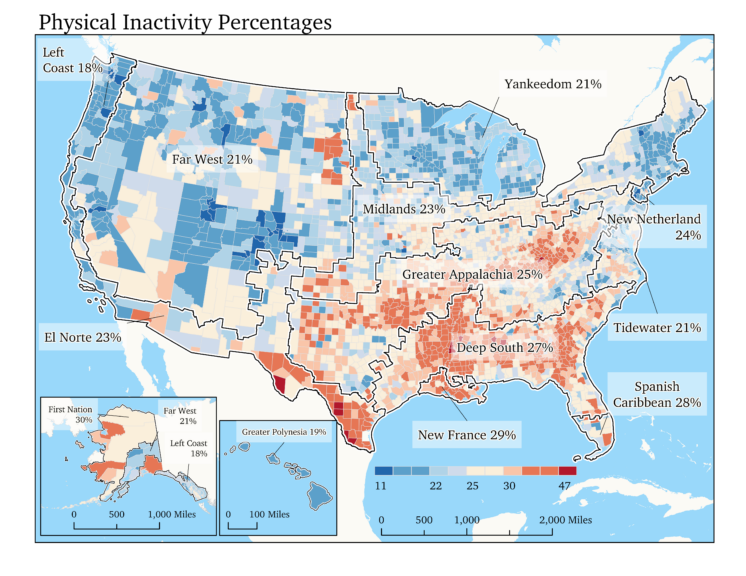 The Regional Geography of U.S. Life Expectancy – Nationhood Lab